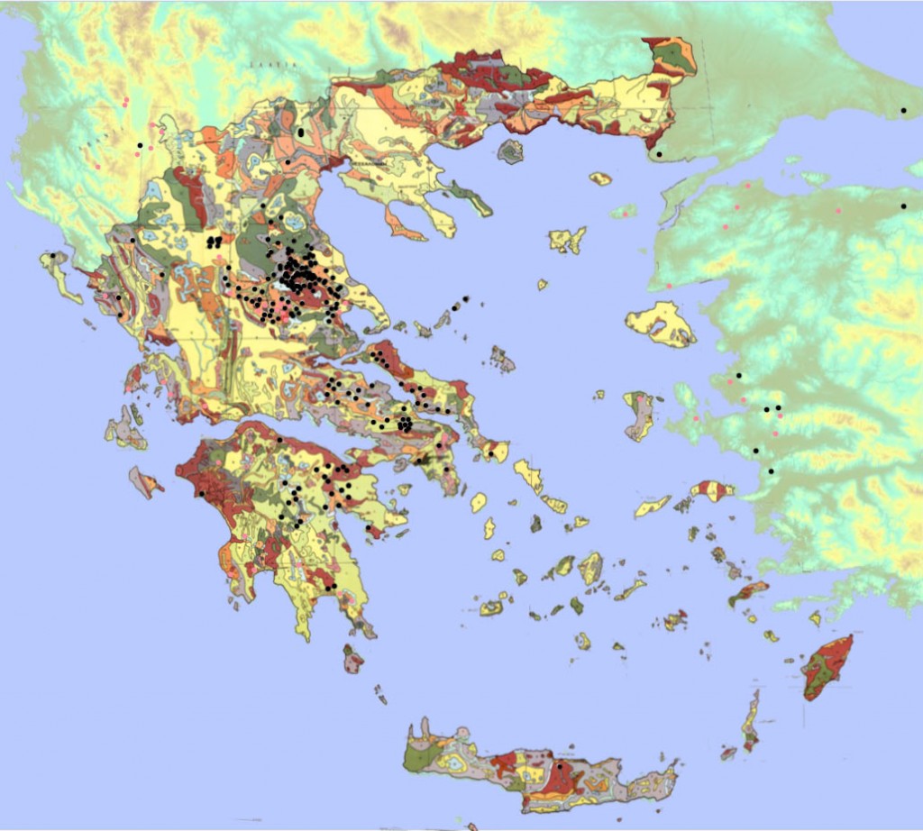 The Greek Early Neolithic: following the ophiolite trail west?